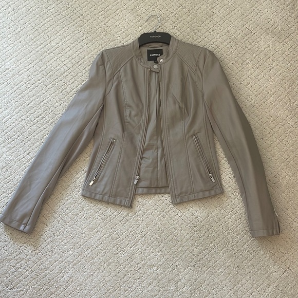 Express | Jackets & Coats | Express Faux Leather Jacket Never Worn ...